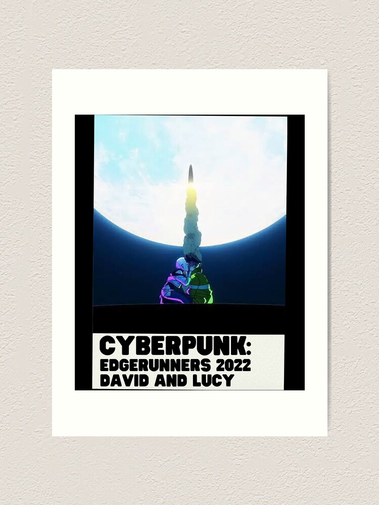 "Cyberpunk Edgerunners moon, cyberpunk Edgerunners Lucy" Art Print for ...