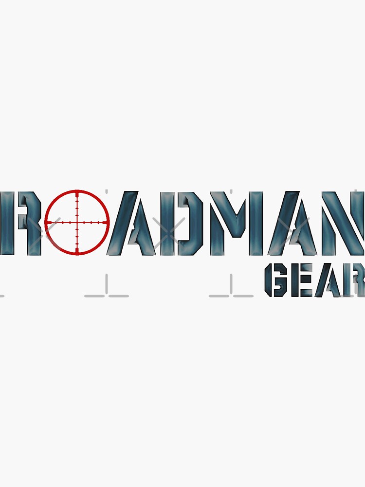 "ROADMAN GEAR" Sticker for Sale by JASCKSHIRTS | Redbubble