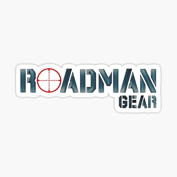 "ROADMAN GEAR" Sticker for Sale by JASCKSHIRTS | Redbubble
