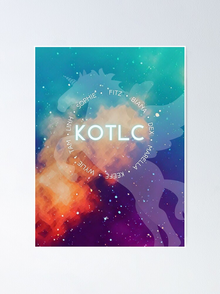"KOTLC Keeper of the Lost Cities Inspired Starry Sky Alicorn" Poster ...