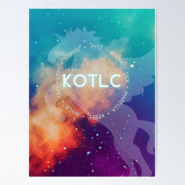 "KOTLC Keeper of the Lost Cities Inspired Starry Sky Alicorn" Poster ...