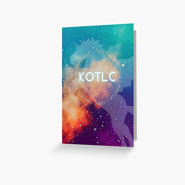 "KOTLC Keeper of the Lost Cities Inspired Starry Sky Alicorn" Greeting ...