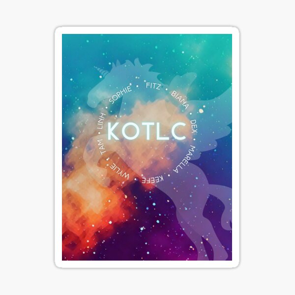 "KOTLC Keeper of the Lost Cities Inspired Starry Sky Alicorn" Sticker ...