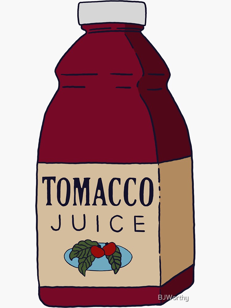 "Tomacco Juice" Sticker for Sale by BJWorthy | Redbubble