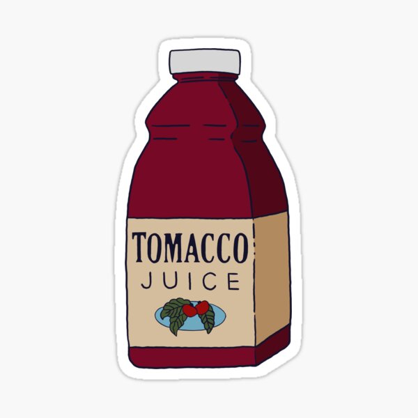 "Tomacco Juice" Sticker for Sale by BJWorthy | Redbubble