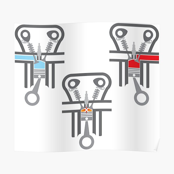 "Piston" Poster by vectorworks51 | Redbubble