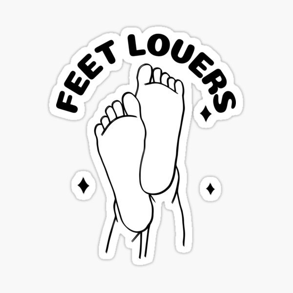 Feet Lovers Sticker For Sale By Yogires Redbubble