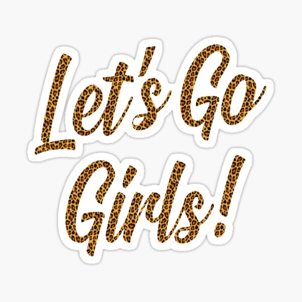 "go girl" Sticker for Sale by bon-2 | Redbubble