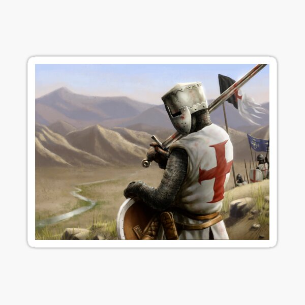 "Crusader" Sticker for Sale by rocketman399 | Redbubble
