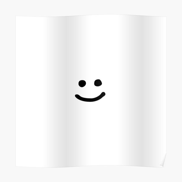 "Minimalist Smiley Face Design " Poster for Sale by BeeDiazDesign ...