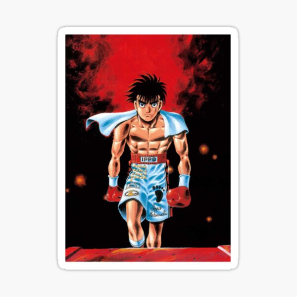"Hajime No Ippo" Sticker for Sale by hotelmarstudio | Redbubble