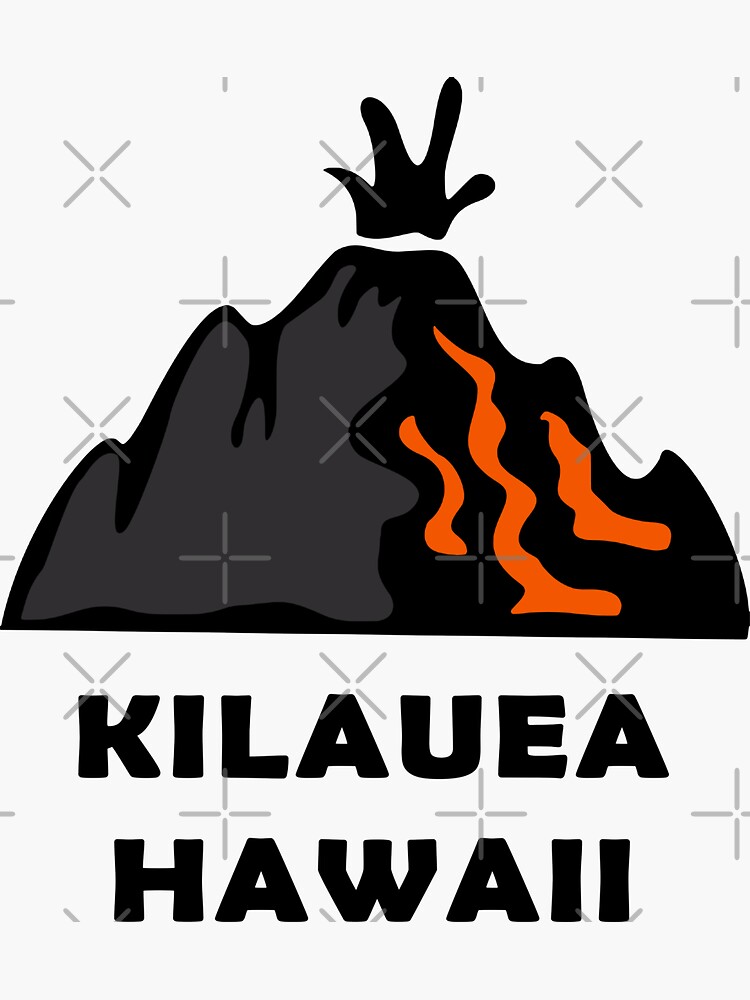 "Hawaii Kilauea Volcanoes National Park Volcano" Sticker for Sale by ...
