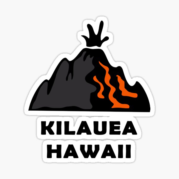 "Hawaii Kilauea Volcanoes National Park Volcano" Sticker for Sale by ...