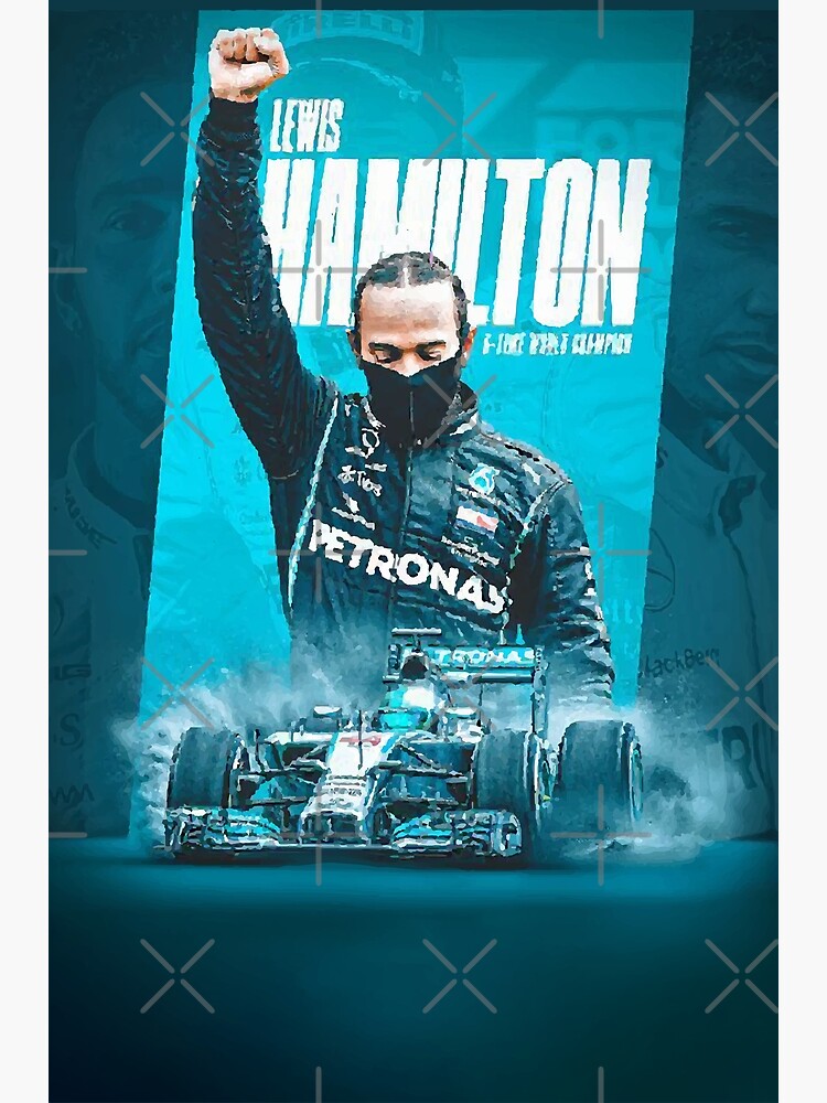 "Lewis Hamilton 44 - F1 2023" Poster for Sale by Malaka7 | Redbubble