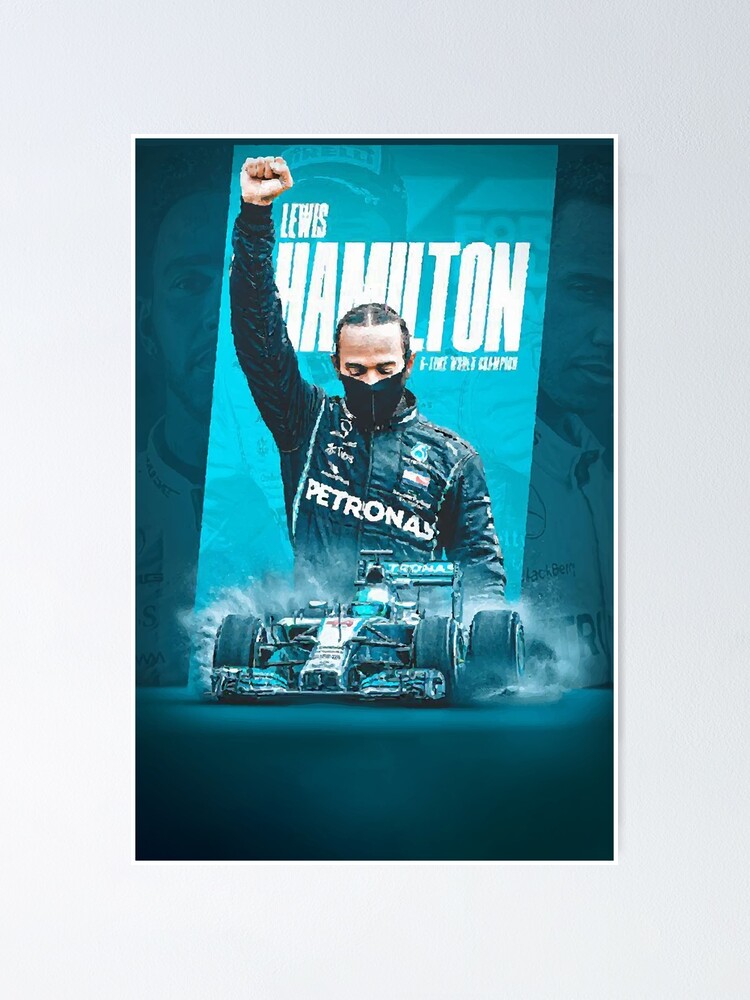 "Lewis Hamilton 44 - F1 2023" Poster for Sale by Malaka7 | Redbubble