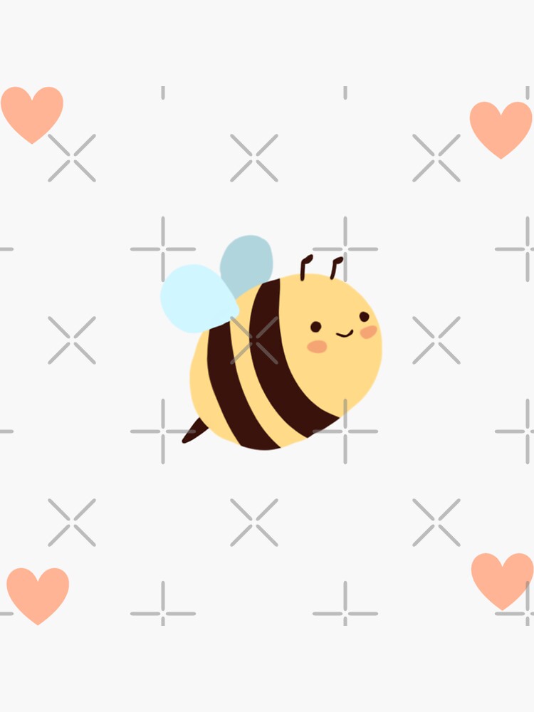 "One tiny little bee" Sticker for Sale by Yarafantasyart | Redbubble
