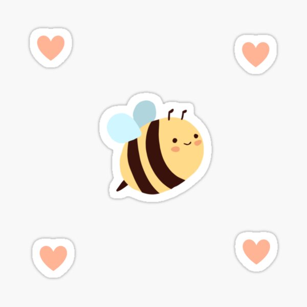 "One tiny little bee" Sticker for Sale by Yarafantasyart | Redbubble