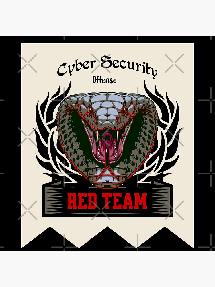 "Cyber Security Red Team 04" Sticker for Sale by ArcDesignsCandM ...