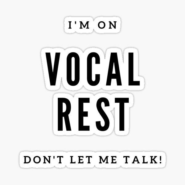 "Vocal Rest | Singer Voice Health for Vocal Cords | Theather Kid ...