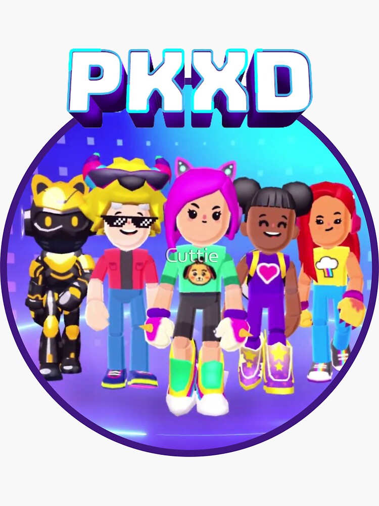 "New game,pk xd,kids game,pk xd for kids" Sticker for Sale by Cuttie ...