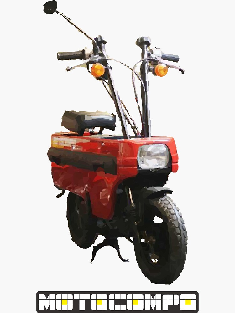 "Motocompo Pixel Crazy" Sticker for Sale by vukojev-alex | Redbubble