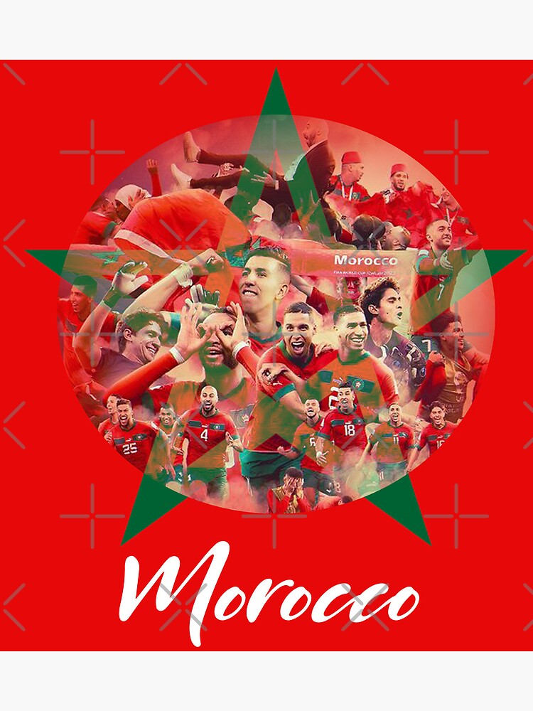 "Morocco Football Team World Cup 2022 " Poster for Sale by ...