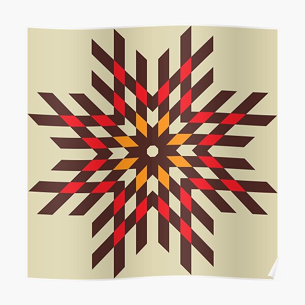 "Chevron Burst" Poster for Sale by JRPDesign | Redbubble