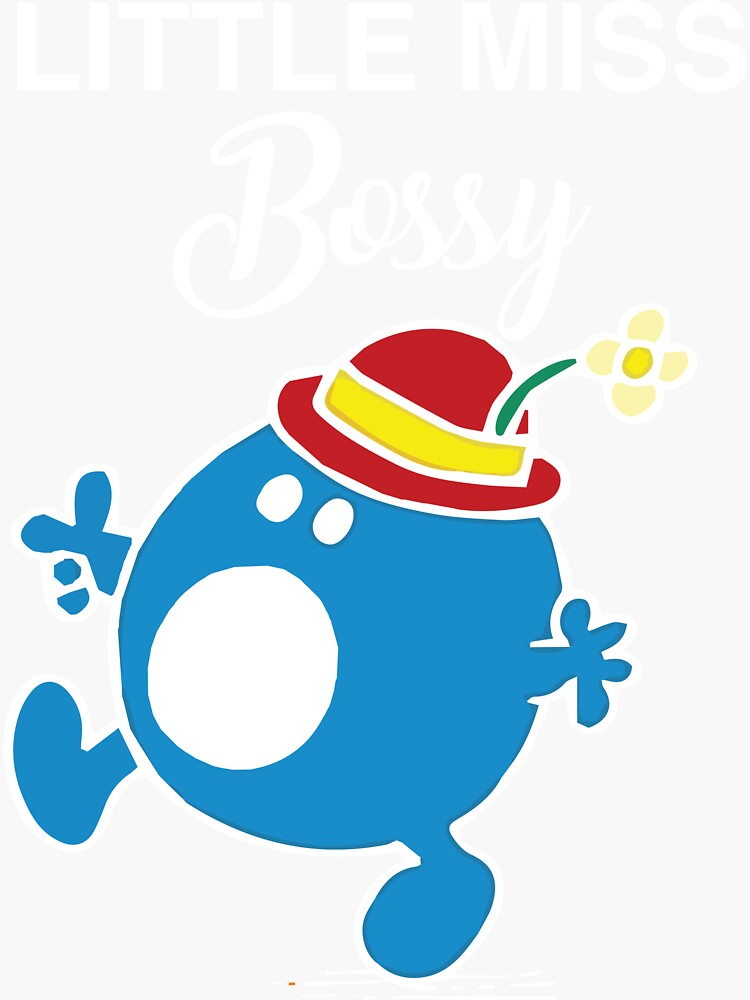 "Little Miss Bossy" Sticker for Sale by reedae | Redbubble