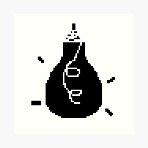 "Omori Bulb Pixel Art" Art Print for Sale by nissryne | Redbubble