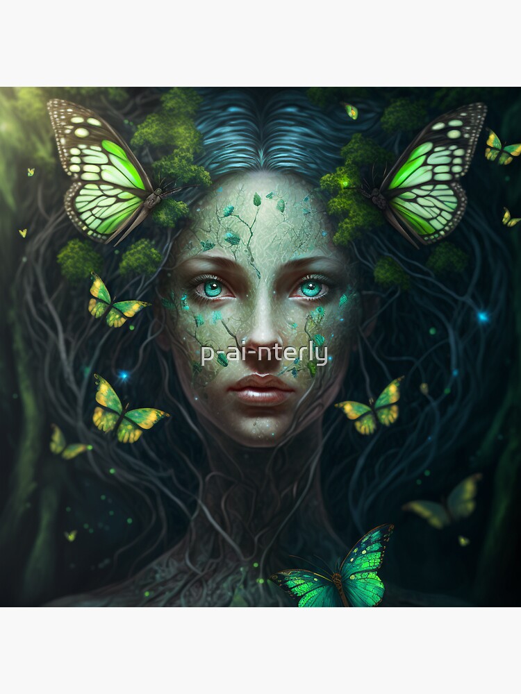 "Aiding Her Growth" Sticker for Sale by p-ai-nterly | Redbubble