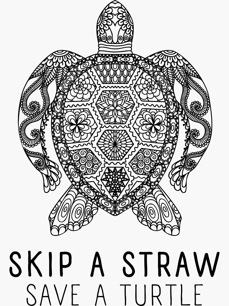 "Tribal Sea Turtle Spirit Animal" Sticker for Sale by alchemytree ...