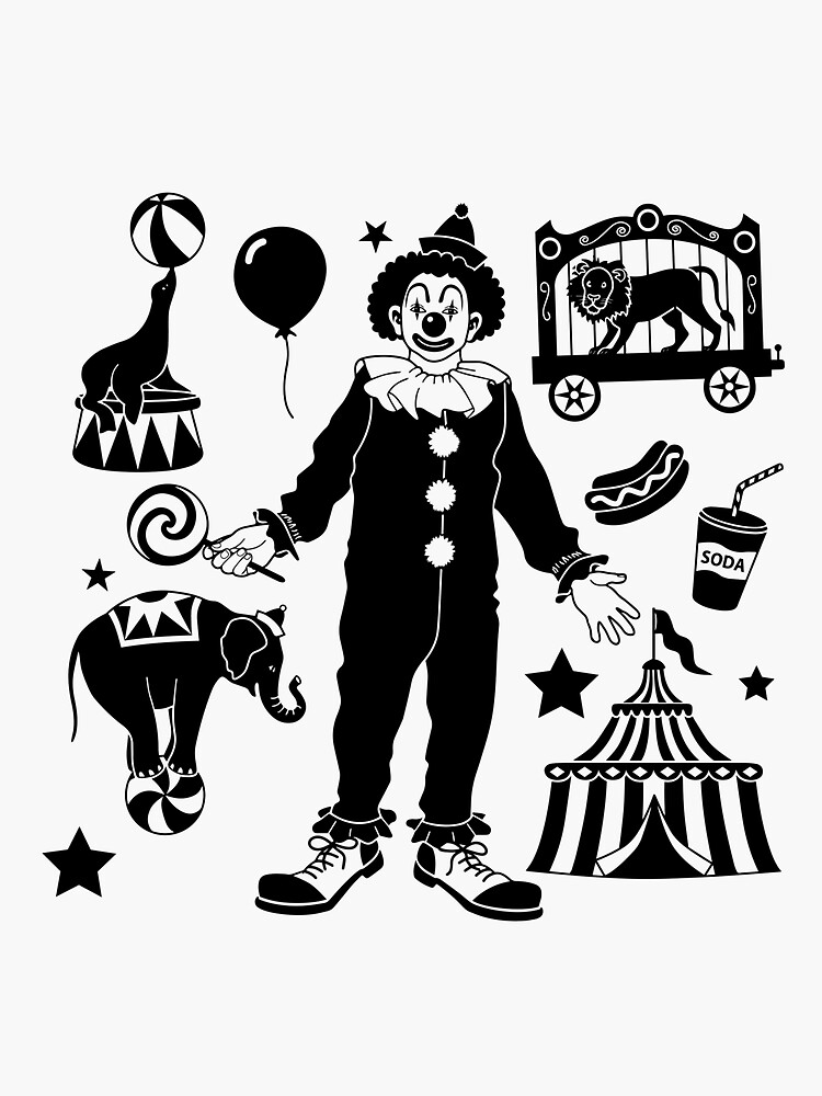 " Circus Party Circus Security Vintage Retro Circus Birthday Carnival ...
