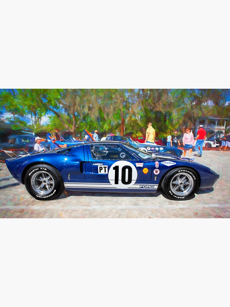 "966 Ford GT40 MK 1 X201" Sticker for Sale by RichFrancoCars | Redbubble