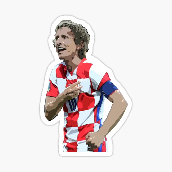 "Luka modric" Sticker for Sale by raffrasta | Redbubble