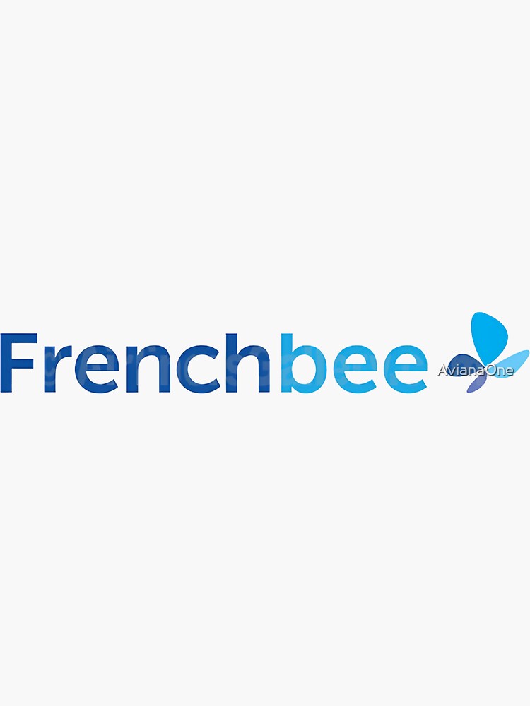 "Frenchbee" Sticker for Sale by AvianaOne | Redbubble