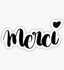 Merci Stickers | Redbubble