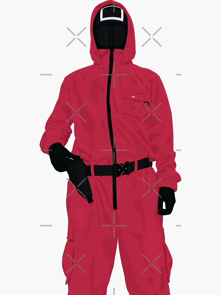 "Squid Game Square Guard" Sticker for Sale by nikolaj1301 | Redbubble