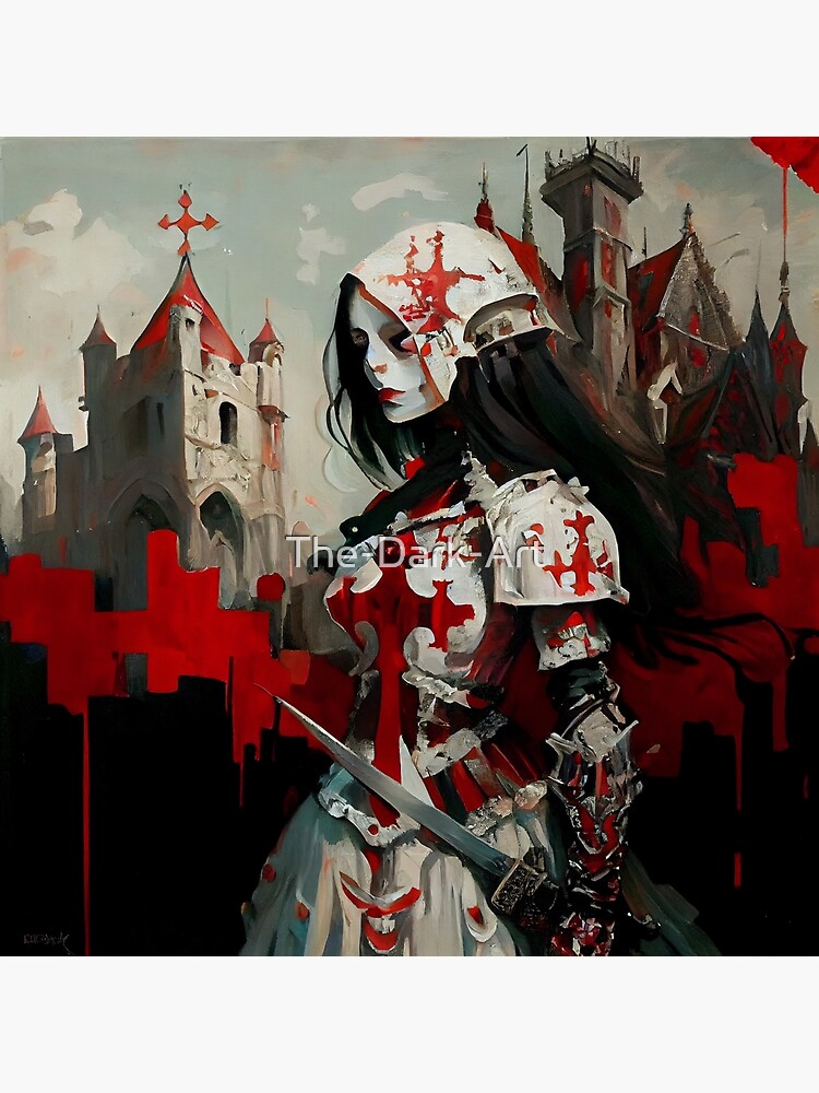"Gothic Victorian Knights Templar inspired Art" Poster for Sale by The ...