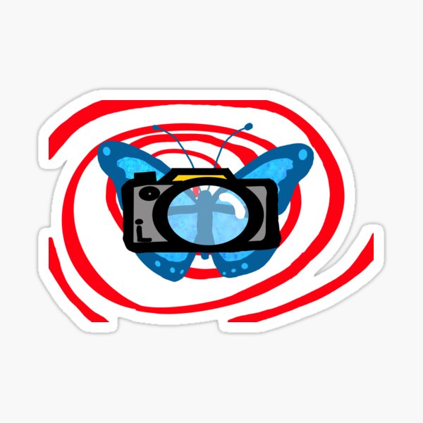 "LIS butterfly swirl updated " Sticker for Sale by Originalwolfina ...