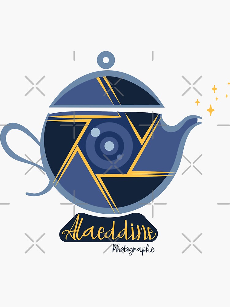 "Aladdin's Lamp Sticker" Sticker for Sale by hallamikoko1 | Redbubble