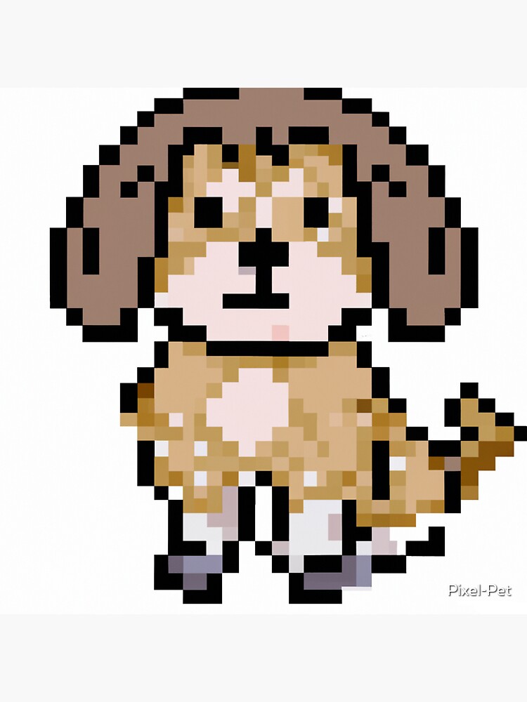 "Pixel Cava Poo 3" Sticker for Sale by Pixel-Pet | Redbubble