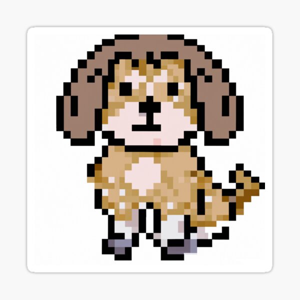 "Pixel Cava Poo 3" Sticker for Sale by Pixel-Pet | Redbubble