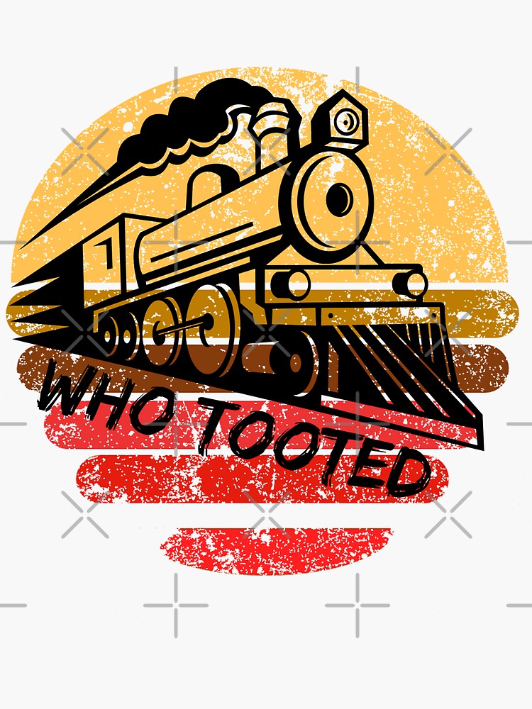 "Who Tooted" Sticker for Sale by Celebrity-go | Redbubble