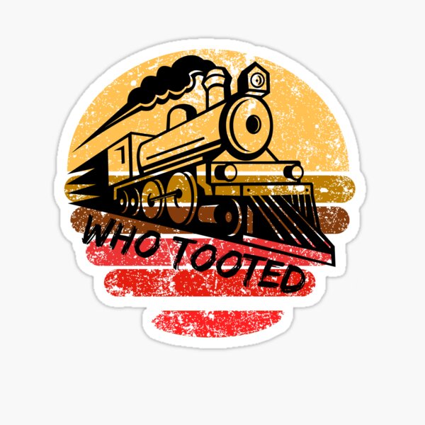"Who Tooted" Sticker for Sale by Celebrity-go | Redbubble