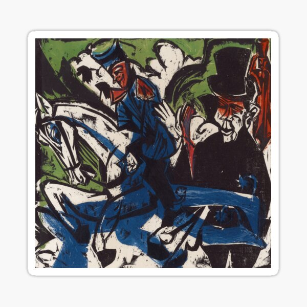 "Ernst Ludwig Kirchner Meeting Schlemihl with the little gray man on ...