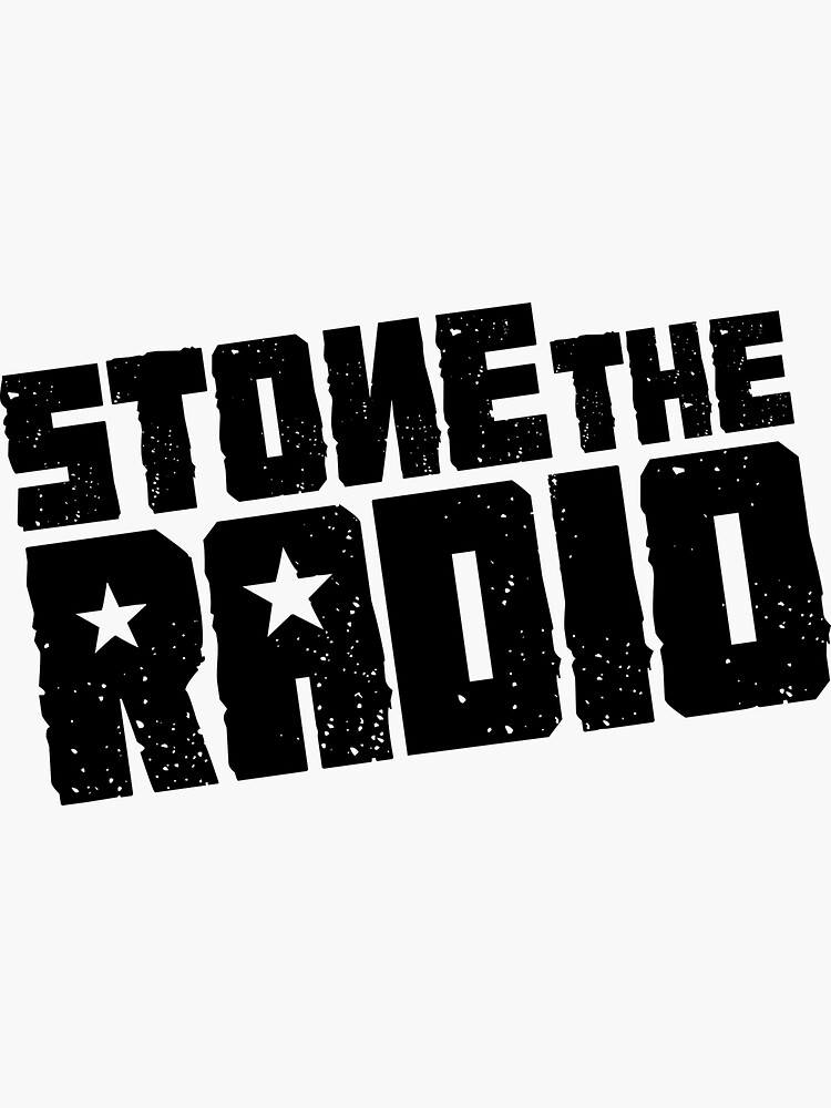 "BLACK STR LOGO" Sticker for Sale by mykulmusic | Redbubble