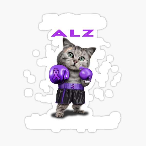 "ALZ Warrior - I Battle ALZ What Is Your Superpower?" Sticker for Sale ...