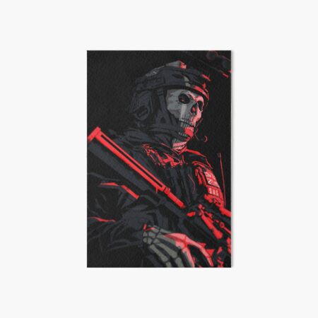 "Simon Ghost Riley mw2 Sticker" Art Board Print for Sale by ...