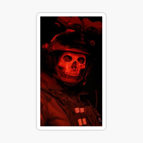 "Simon "ghost" riley Sticker" Sticker for Sale by TheDudeFrame | Redbubble