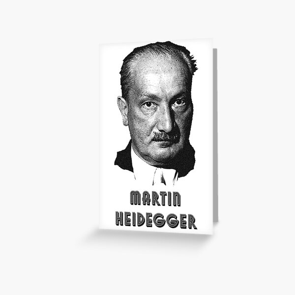 "Philosophy with Martin Heidegger" Greeting Card for Sale by ...